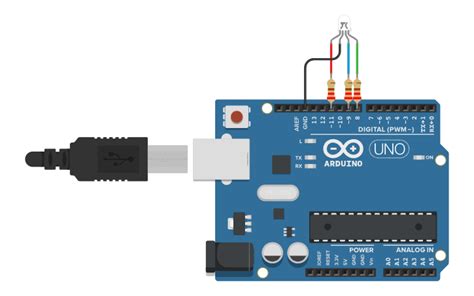circuit design led example tinkercad