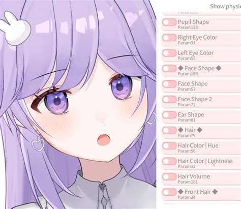 Lf V4【live2d Model】 Customizable Vtuber 星野みゆ ♡ Miyu Ripperstore Forums