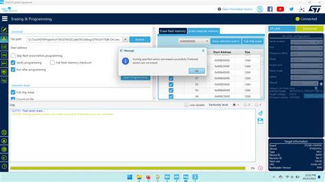 Error In Writing External Flash Stm32h750b Dk Page 3 Stmicroelectronics Community