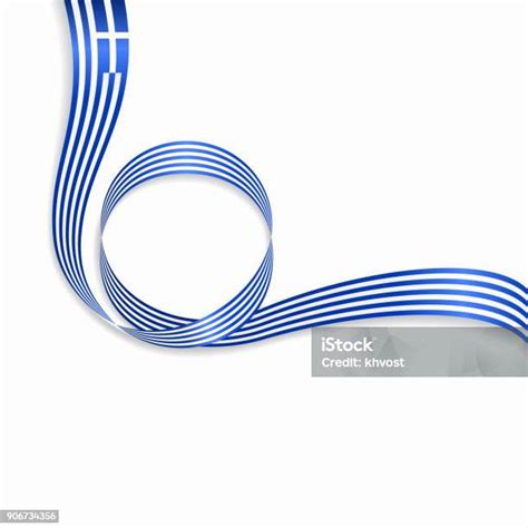 그리스 물결 모양의 플래그 배경입니다 벡터 일러스트입니다 0명에 대한 스톡 벡터 아트 및 기타 이미지 0명 개념 곡선 Istock