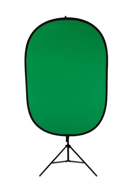 On Stage Vsm3000 Green Rst Ag Free Standing Oval Green Screen Reverb