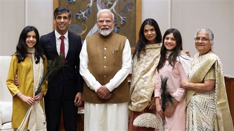 ‘great Friend Of India Pm Modi Meets Former Uk Pm Rishi Sunak India News The Indian Express