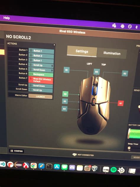 Whenever I Map A Button To Another Configuration It Doesnt Work Even