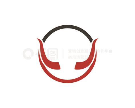 标志免抠元素 红色恶魔头像标志 素材免费下载 1000像素 eps格式 编号43223308 千图网