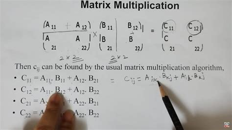 Strassens Matrix Multiplication Algorithm Time Complexity Divide And Conquer Easy Learn