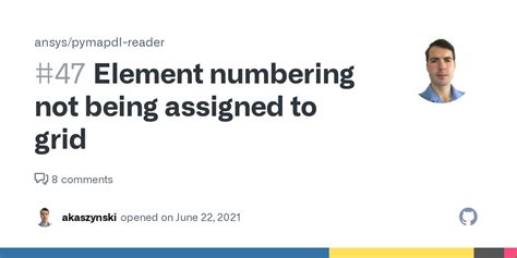 Element Numbering Not Being Assigned To Grid · Issue 47 · Ansyspymapdl Reader · Github