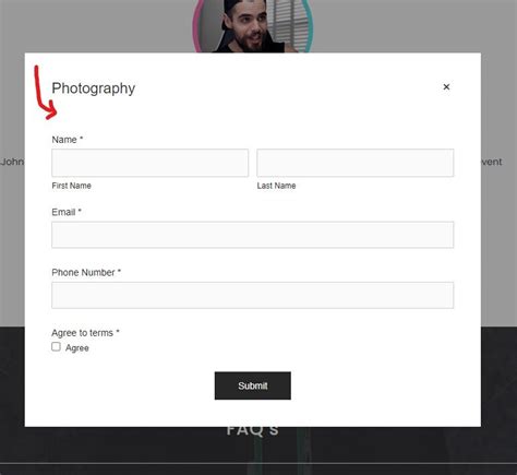Add Description To Lightbox Form Customize With Code Squarespace Forum