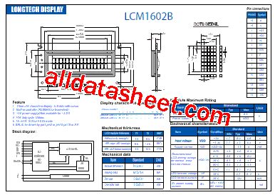 LCM B Datasheet PDF List Of Unclassifed Manufacturers
