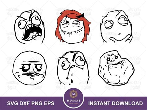 Troll Face Svg Troll Meme Vector Layered Vectorency
