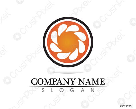 Technology Circle Logo And Symbols Vector Stock Vector 5022755