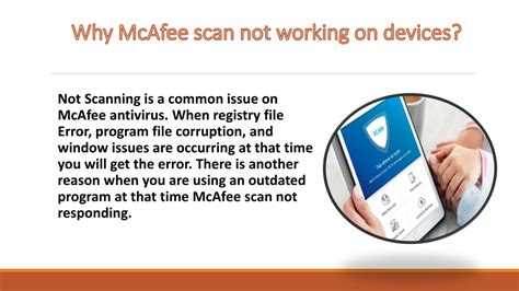 PPT Troubleshooting Steps To Fix McAfee Not Scanning Issue PowerPoint Presentation ID