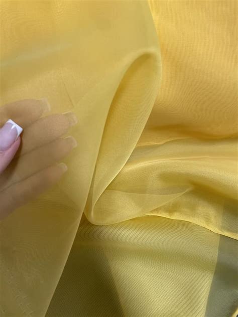 Тюль шифон вуаль жовтий — ціна 79 грн у каталозі Тюль Купити товари для