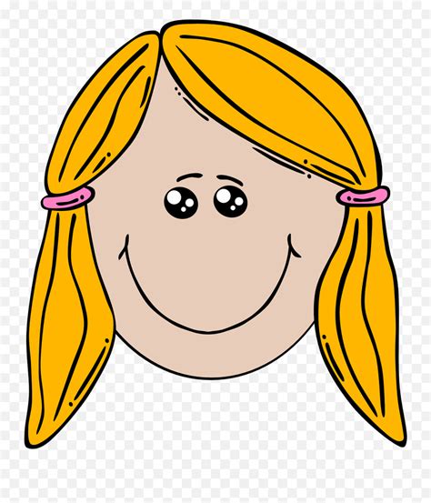 Girl Smiling Face Free Vector Graphic On Pixabay Girl Happy Face