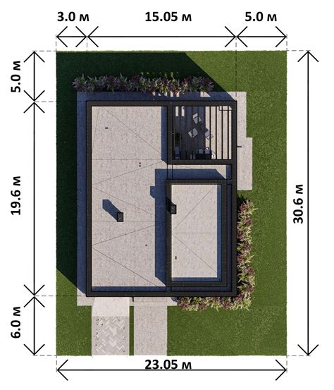 Проект современного дома с плоской крышей Battice 2 купить в Минске на Territoria By