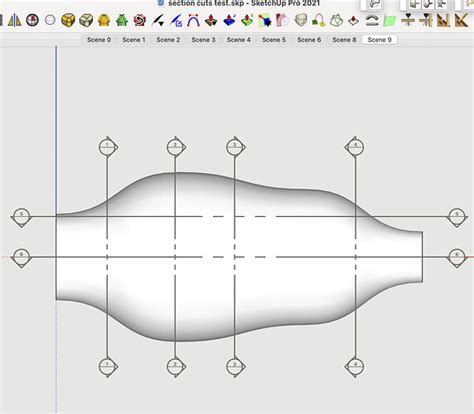 Section Planes Disappear In Parallel Projection View Sketchup