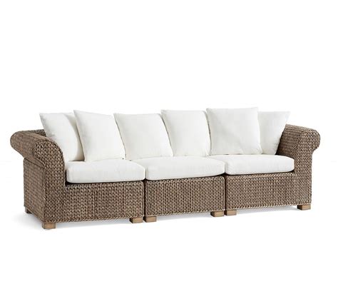 Seagrass Sofa Gray Wash Furniture Sofas And Loveseats Pottery Barn