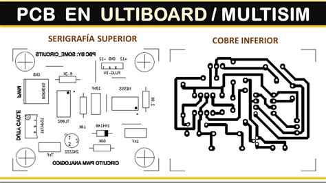 Diseño De Una Pcb En Multisimultiboard Pcb Personalizada Youtube