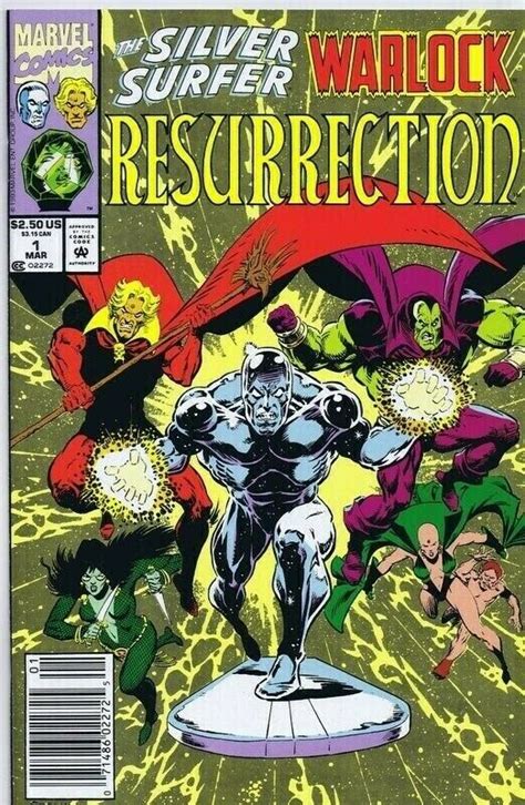 Silver Surfer Warlock Resurrection 1 Original Vintage 1993 Marvel