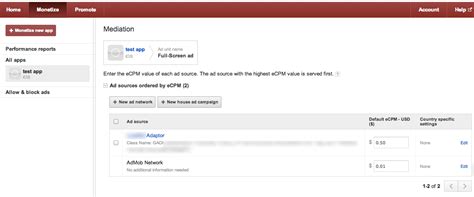Ios Getting Admob Mediation Id Stack Overflow