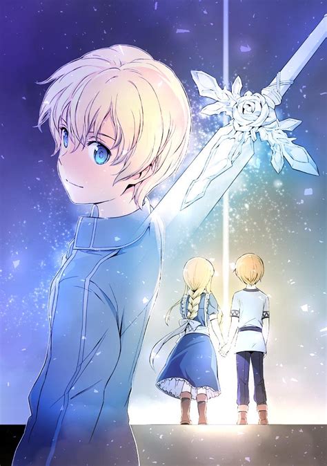 I Colored This Manga Panel Of Eugeo And Alice Swordartonline