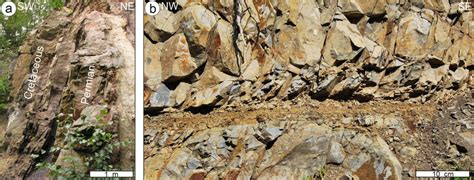 Examples Of Outcrop Scale Brittle Structures Related To Major Faults At