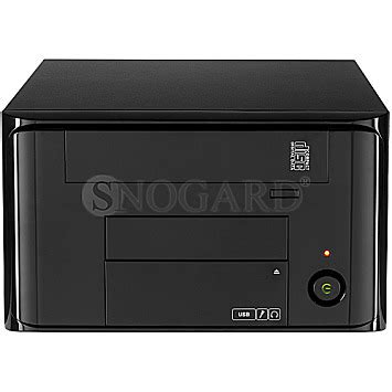 Inter Tech 88881332 MI 008 Mini ITX Case Black Edition Bei SNOGARD De