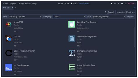 First Look At Godots Editor — Godot Engine 3 5 Documentation In English