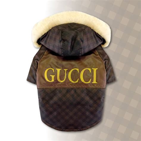 Луксозно Яке за куче S Дрехи за кучета Яке Гучи за куче Кучешки дрехи Якета за кучета