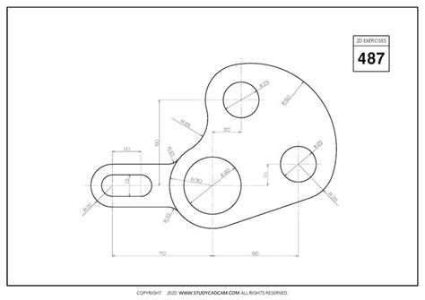 Pin On 2D CAD EXERCISES