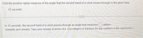 Solved Express The Following Angular Speed In Radians Per Chegg Com