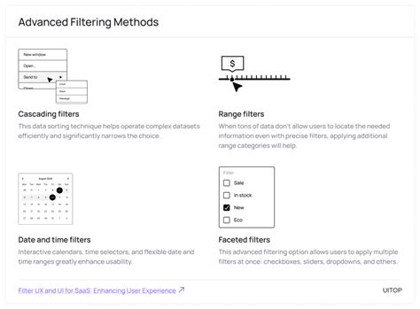 Filter UX And UI For SaaS Enhancing User Experience Uitop