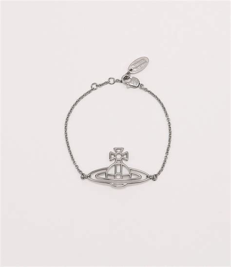 비비안웨스트우드 씬 라인 플랫 오브 팔찌 위시버킷