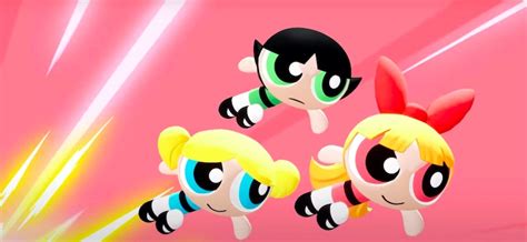 Les Powerpuff Girls Avec Butterfly Bubble And The Evil Butterfly