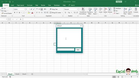 Vba Showcase Aplikasi Kecerdasan Buatan Dengan Macro Excel Vba Ai Youtube
