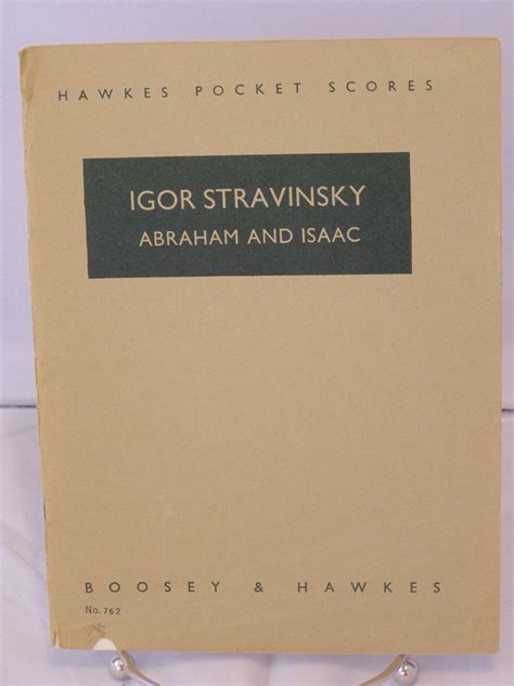 Abraham And Isaac A Sacred Ballad For Baritone And Chamber Orchestra