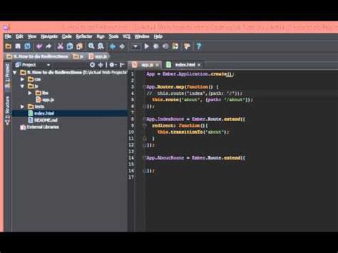 Mastering Ember Js 9 How To Do Redirections Video Lecture Build Web