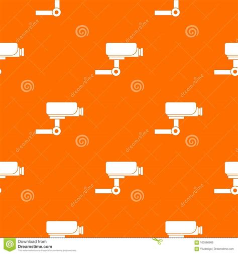 Cctv Camera Pattern Seamless Stock Vector Illustration Of Prevention Monitoring 103586906