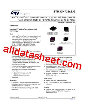STM H ZEH TR Datasheet PDF STMicroelectronics