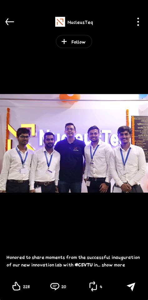 dileep kushwaha on linkedin thanks nucleus teq open lab in our college csvtu bhilai 🎉