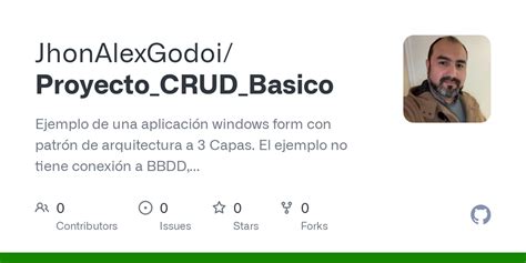 Github Jhonalexgodoiproyectocrudbasico Ejemplo De Una Aplicación