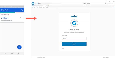 アクティベーションリンクまたは秘密鍵を使ってiosデバイスにokta Verifyをセットアップする Okta
