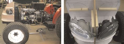 The Tractor Physical Models Left An Elongated Tractor Chassis That