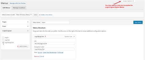 Login Or Logout Menu Item For Wordpress Download