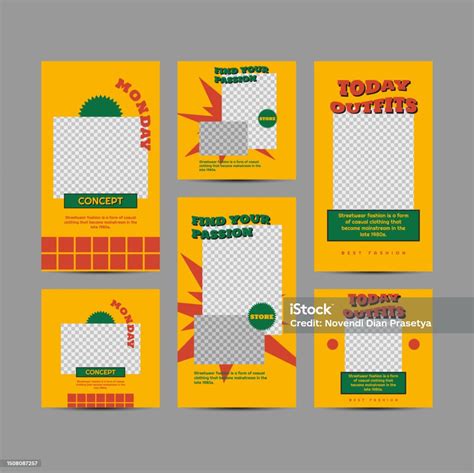 편집 가능한 소셜 미디어 게시물 및 스토리 디지털 배너 전단지 템플릿 번들 디자인 이미지 기반 소셜 미디어에 대한 스톡 벡터