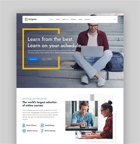 25 Best Learning Management System Lms Wordpress Themes Free And Premium Envato Tuts