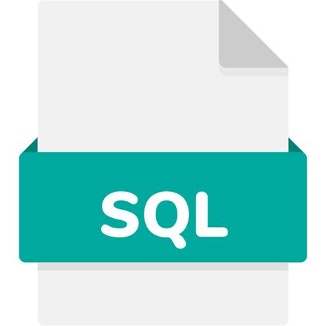 Sql File Free Interface Icons