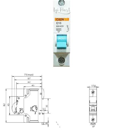Jual 8 8 Mall Mcb Listrik 1p 6a Mini Circuit Breaker 1p 1pole