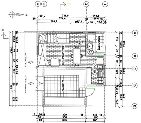 Working House Centre Line Plan