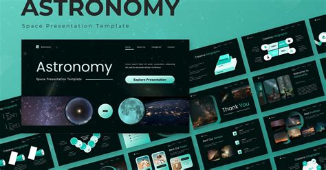 Astronomy Space Powerpoint Templates Incl Black And Cosmos Envato