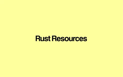 Rust Resources Risc Zero Developer Docs